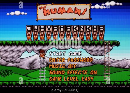The Humans - Sega Genesis Mega Drive - Editorial use only Stock Photo ...