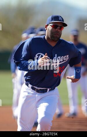 Ramon Castro of Los Angeles Dodgers,during Spring Trainig 2013 ...