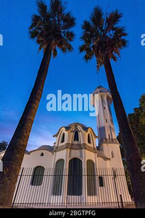 Spain, Catalonia, Barcelona Province, Terrassa, View of the Churches of ...