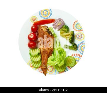 Pargo Rojo marinado - mexicano Pescado Entero, Whole fried Fish, Red ...