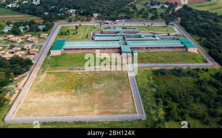 Aerial photo of Leeuwkop Prison Stock Photo - Alamy