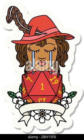 sticker of a human bard character face Stock Vector Image & Art - Alamy