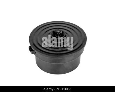 Developing tank with its film reels, photo film rolls, cassette, retro ...