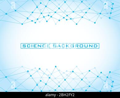 white science background with lines structures Stock Vector Image & Art ...