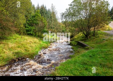 The normal gentle river in Lead Mine Valley, Anglezarke, Rivington ...