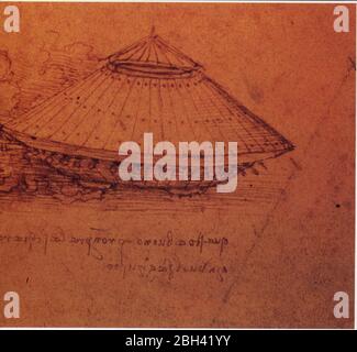 Leonardo da Vinci. Drawing of the Shell of Tanks. Detail. 1499 Stock ...