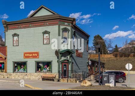 INVERMERE, CANADA - MARCH 18, 2020: the bakery store in small town ...