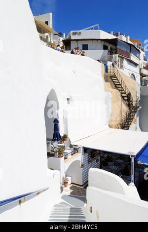 Franco Bar, Fira Town, Santorini Island, Greece, Europe Stock Photo - Alamy