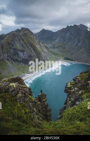 Ryten mountain in, Lofoten Islands, Norway Stock Photo - Alamy