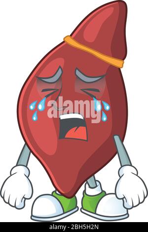 Crying liver character cartoon style Stock Vector Image & Art - Alamy
