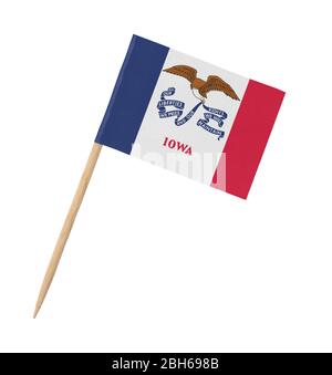 Flag of State of Iowa on a flagpole Stock Photo - Alamy
