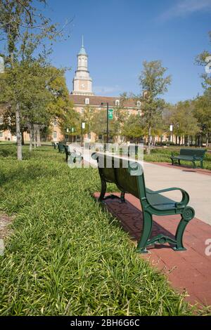 Denton, Texas October 12, 2008: Main entrance to the University of ...