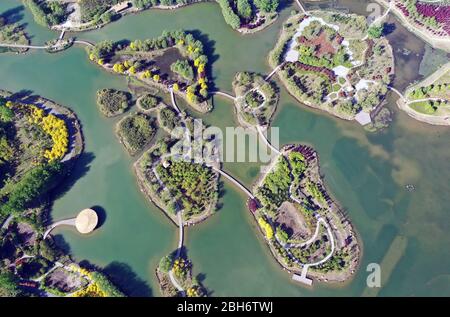Hebi. 24th Apr, 2020. Aerial photo taken on April 24, 2020 shows the ...