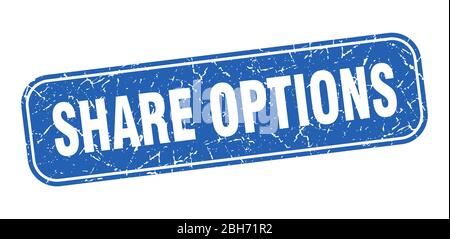 share stamp. share square grungy blue sign Stock Vector Image & Art - Alamy