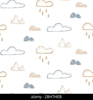 Seamless pattern with hand drawn stylized grilled tomato Stock Vector ...