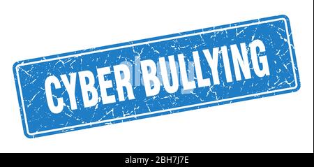 bullying stamp. bullying vintage blue label. Sign Stock Vector Image ...
