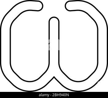 Omega lowercase greek sign isolated on white background Stock Vector ...