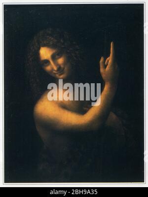 Leonardo da Vinci. Saint Jean Baptiste Stock Photo - Alamy