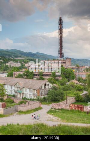 Soviet era factory Stock Photo - Alamy