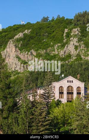 Armenia, Jermuk. Mineral water resort town, Gallery of Waters Pavilion ...
