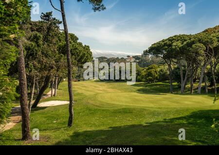 Golf course, Estoril Portugal Stock Photo - Alamy