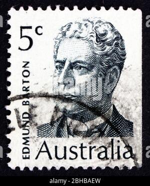 Sir Edmund Barton, Australian politician and the first Prime Minister ...