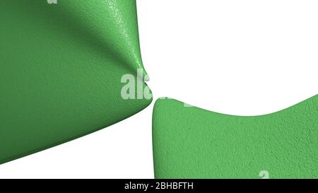 3d rendering curve paper background, tint color background, computer ...