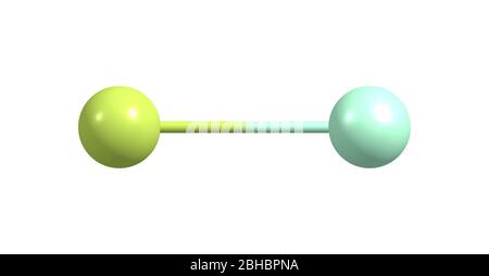 Chlorine molecules, illustration Stock Photo - Alamy