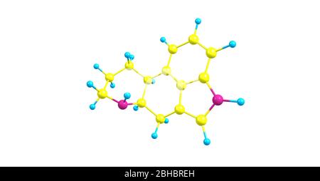 Structural model of LSD Stock Photo - Alamy