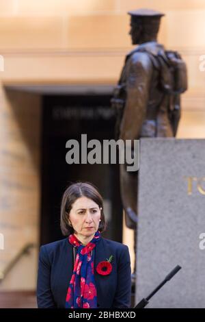 NSW Premier Gladys Berejiklian and 2020 NSW Local Hero Bernie ...