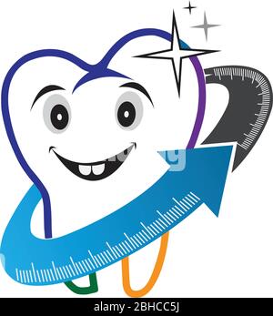 Arrow dental logo icon vector template Stock Vector Image & Art - Alamy