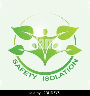 Abstract virus silhouette and Coronavirus text in thin line style ...