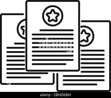 Sale papers market icon outline vector. Digital business. Price mobile ...