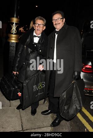 Chuckle Brothers Paul and Barry Elliott performing on stage at the ...