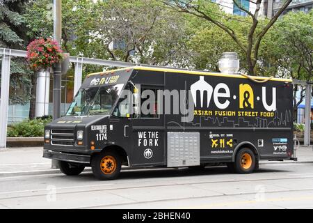 Food truck in Downtown Toronto, Canada Stock Photo - Alamy