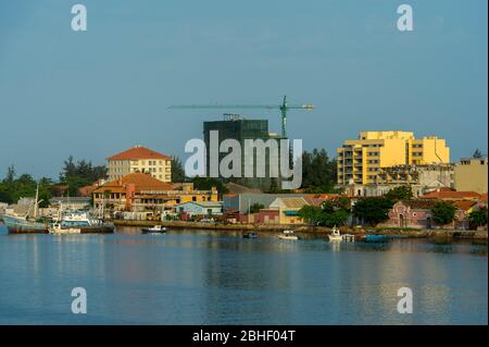 View of Restinga at Lobito, a port town of Angola Stock Photo - Alamy