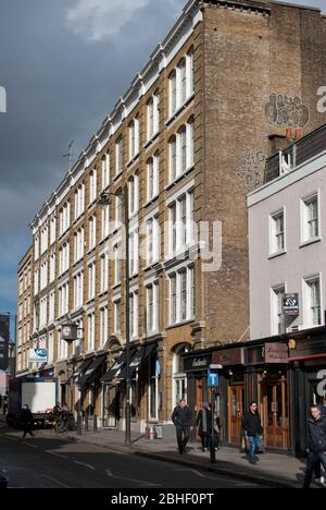 Shops in London Borough of Hackney, EC2 Stock Photo - Alamy