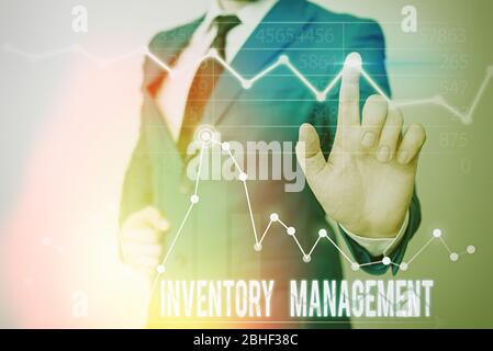 Word writing text Inventory Management. Business concept for Overseeing ...