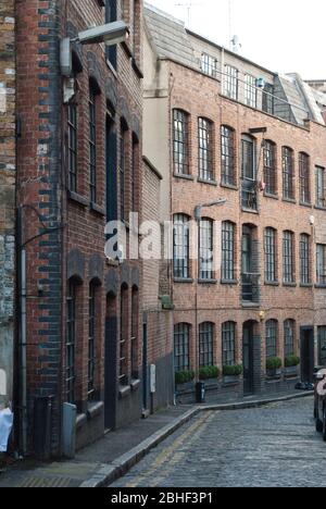Brick Warehouse Buildings in Hackney, London EC2 Stock Photo - Alamy
