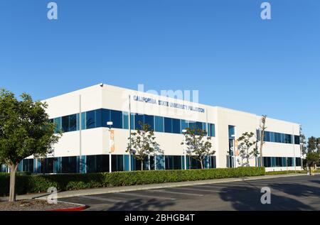 IRVINE, CALIFORNIA - 25 APRIL 2020: Masimo headquarters building, a ...