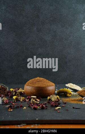 Organic Raw Brown Cinnamon stock photo Stock Photo - Alamy