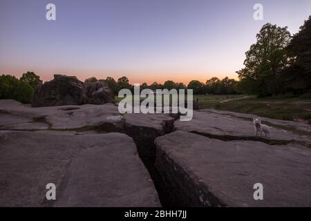 The Wellington Rocks - An outcrop of sandstone rocks on Tunbridge Wells ...