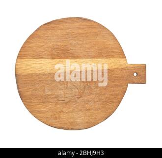 vintage oak wood serving board on wooden background Stock Photo - Alamy