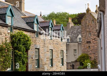 Fordyce Castle in Fordyce village in Aberdeenshire, Scotland Stock ...
