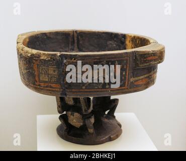 This 17th or 18th-century Andean colonial tapestry features intricate ...