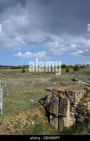 Iron-Age necropolis in Fossa, L'Aquila, Italy Stock Photo - Alamy