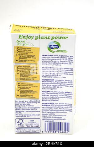 Alpro Dairy Free Custard Stock Photo - Alamy