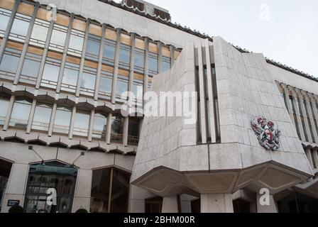 1950s 1970s Architecture Stone City of London Corporation West Wing ...