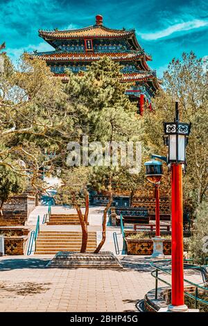 Wanchun ting Pavilion (Pavilion of Everlasting Spring also called Ten ...