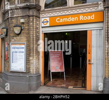 Camden Road Overground Station Stock Photo - Alamy